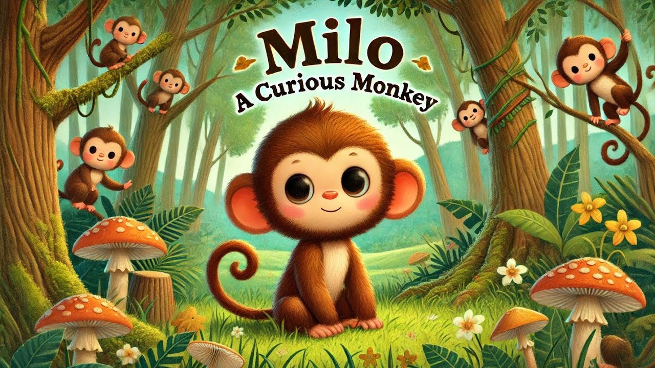 Milo The Curious Monkey ‼️😮 #storrytelling #animals #storytelling # ...