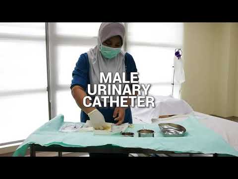 Urinary Catheter Male - YouTube