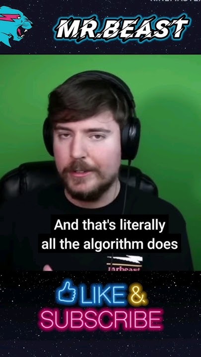 mr beast youtube algorithm #mrbeast #mrbeastshort - YouTube