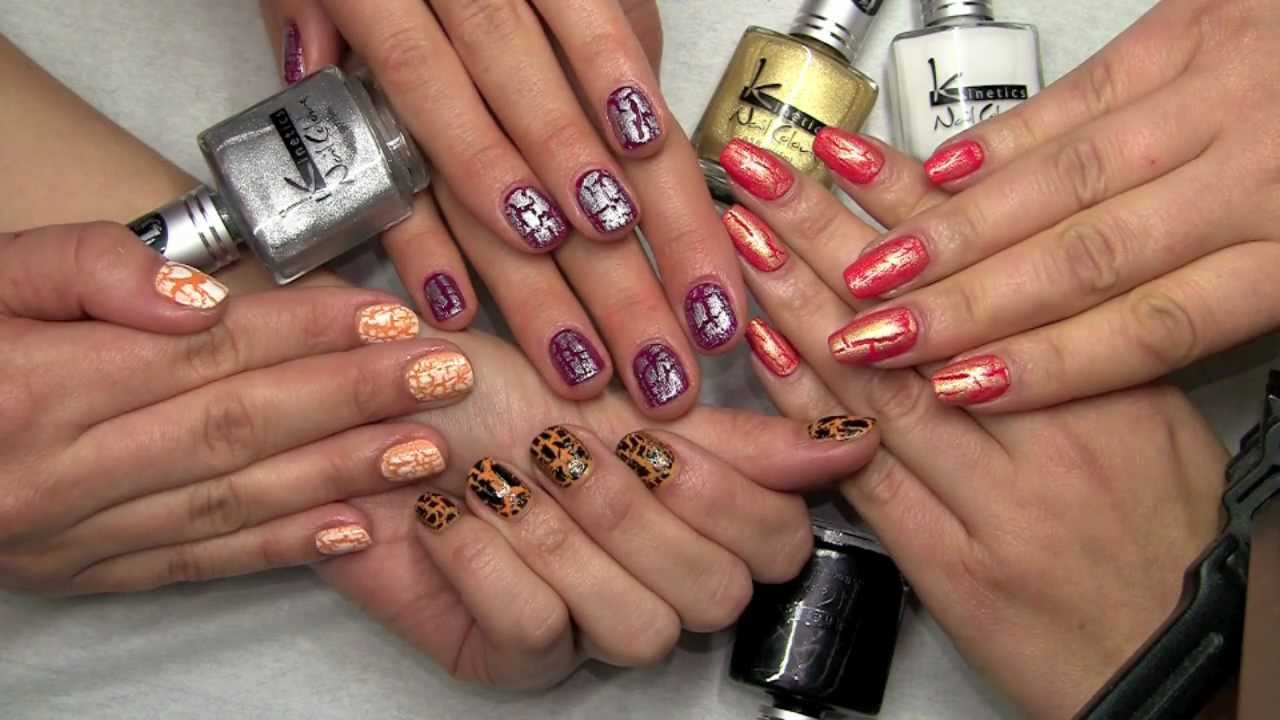 Stunning Nail Art - Kinetics Cracking Polish - quick, unique and ...