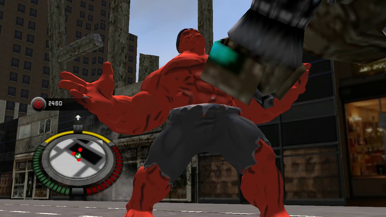 The incredible hulk Red Hulk PC mod - YouTube