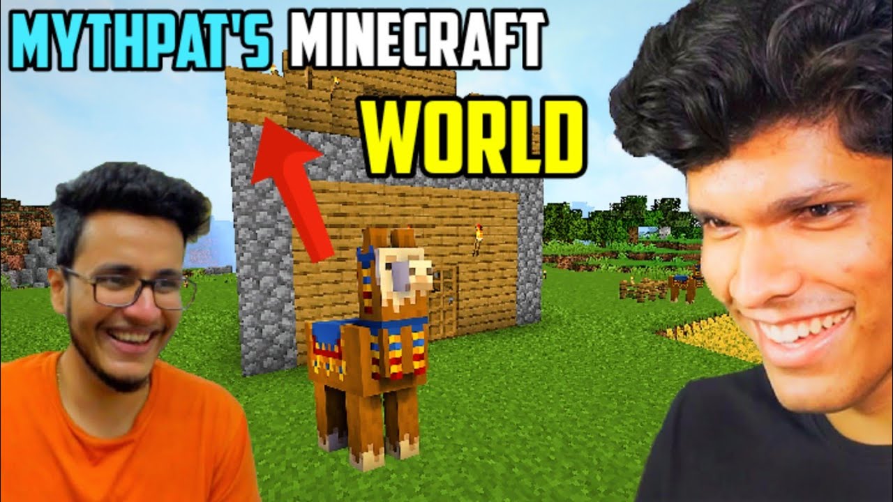 MINECRAFT | WORLD OF MYTHPAT | MYTHPAT AND LIVE INSAAN - YouTube