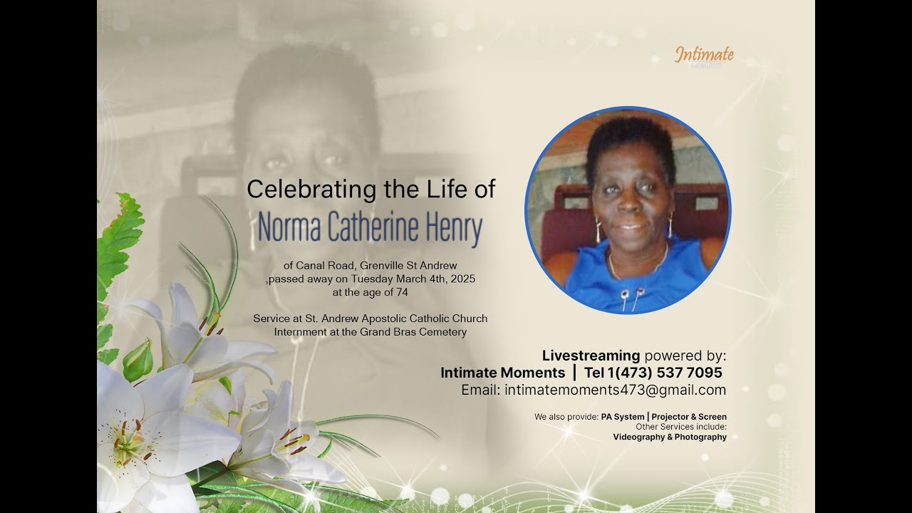Celebrating The Life of Norma Catherine Henry - YouTube