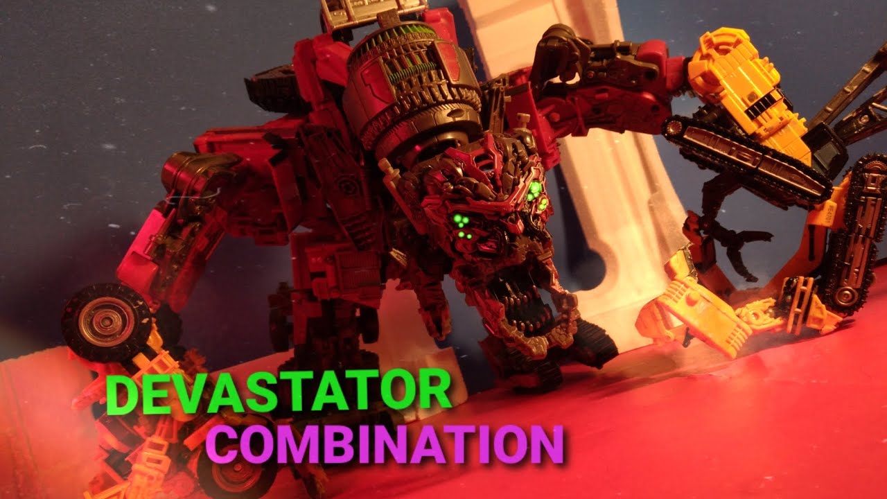 TRANSFORMERS STUDIO SERIES DEVASTATOR COMBINATION! [Stop-Motion] - YouTube