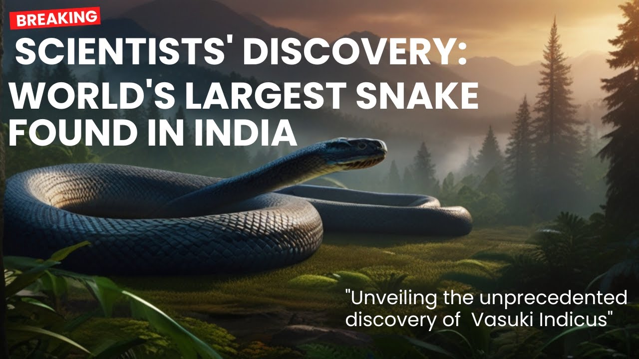 Scientists' discovery World's largest snake found in India - YouTube