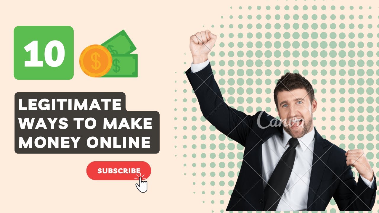 10 Legitimate Ways to Make Money Online | Your Ultimate Guide - YouTube