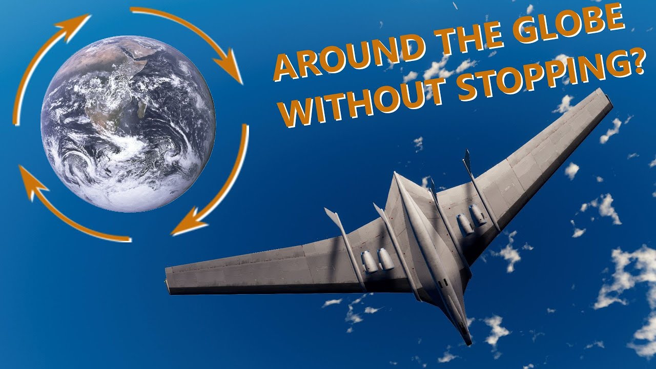 The INSANE Flying Wing That Can Fly Around The World TWICE Without ...