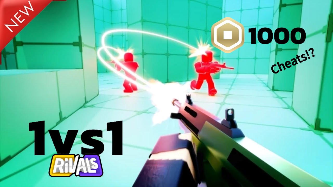 1000 ROBUX 1vs1 In einem NEUEN FPS SHOOTER - Rivals - Susshimi - YouTube
