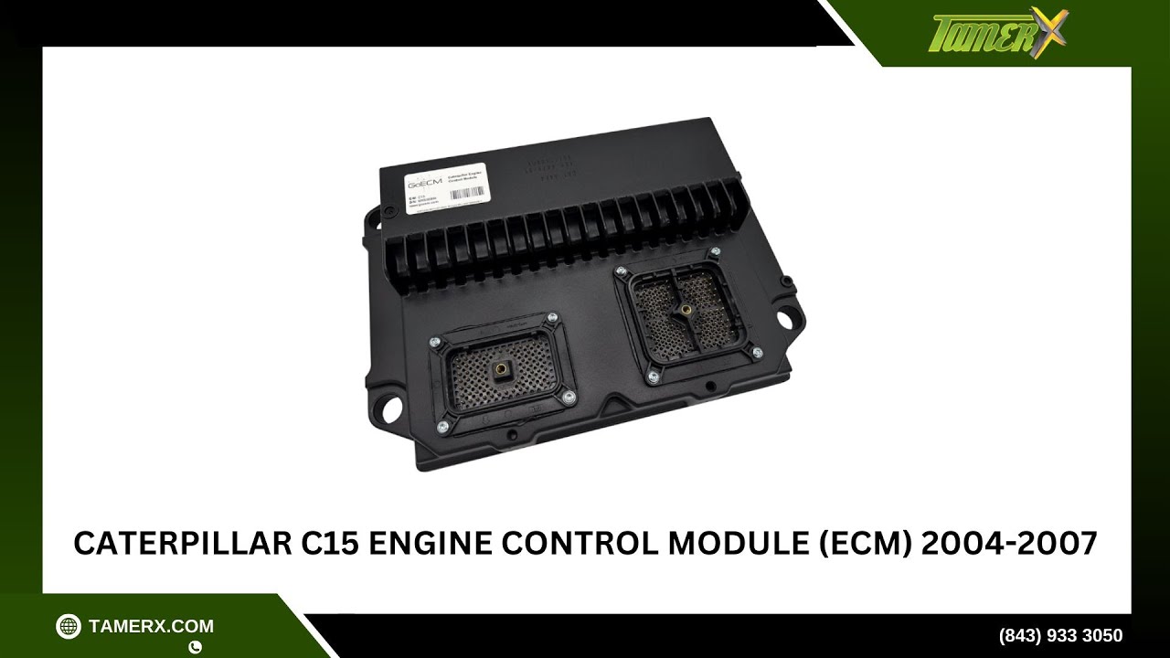 Caterpillar C15 Engine Control Module (ECM) 2004-2007 - YouTube