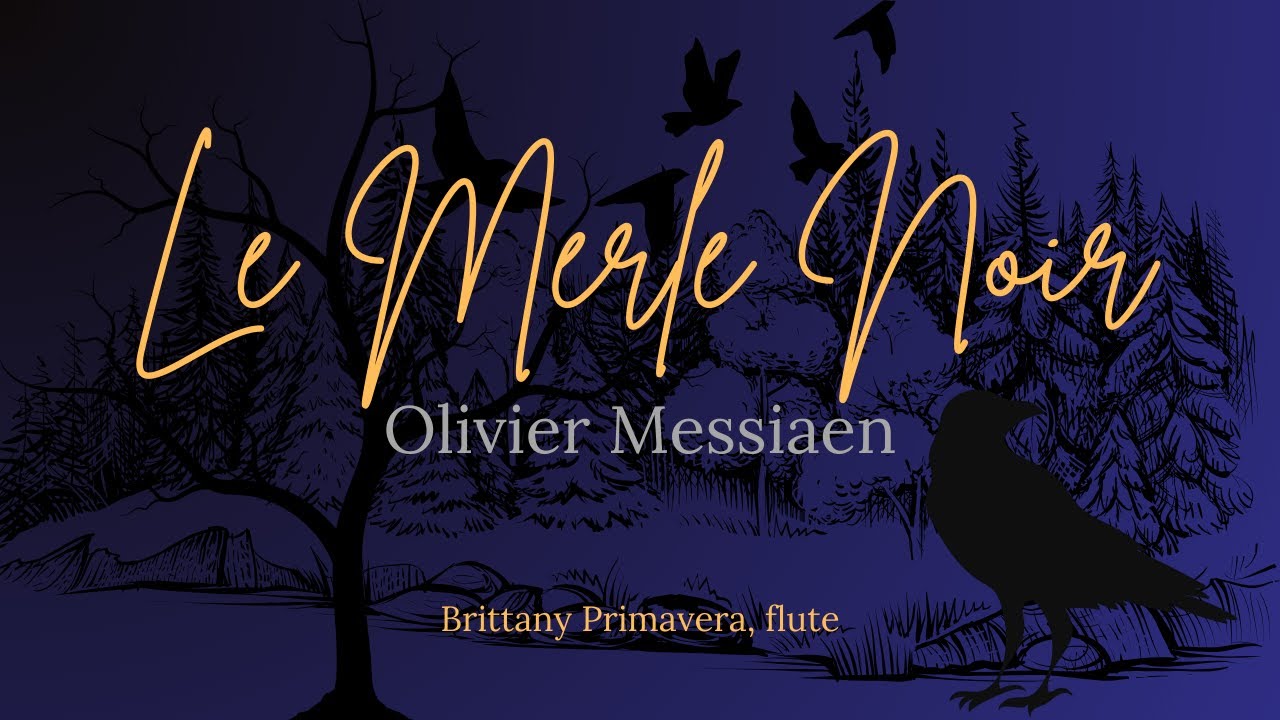 Le Merle Noir ("The Blackbird") by Olivier Messiaen - YouTube