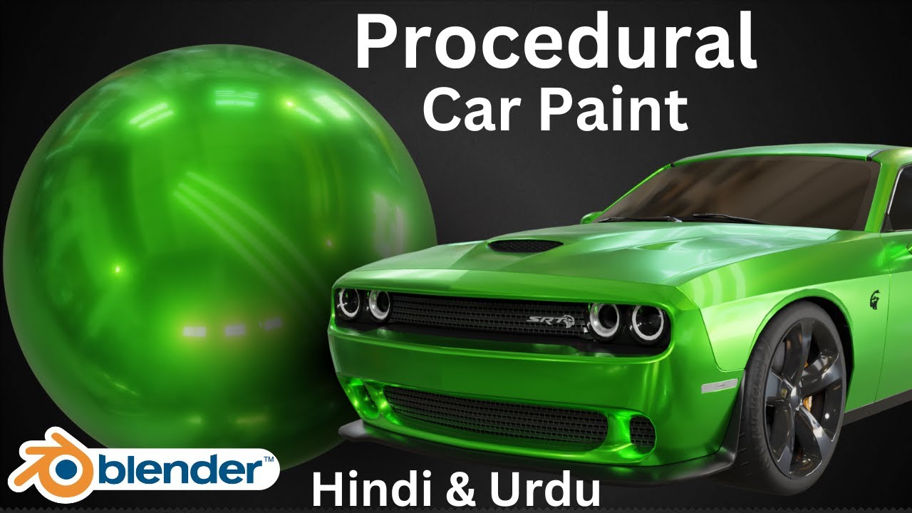 How to Create a Procedural Car Paint in Blender - YouTube
