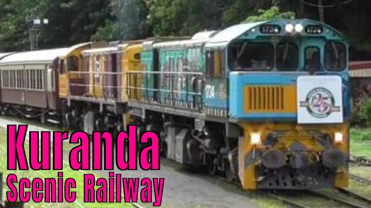 KURANDA SCENIC RAILWAY (Video No. 1) - QR Queensland Rail KSR Train to ...