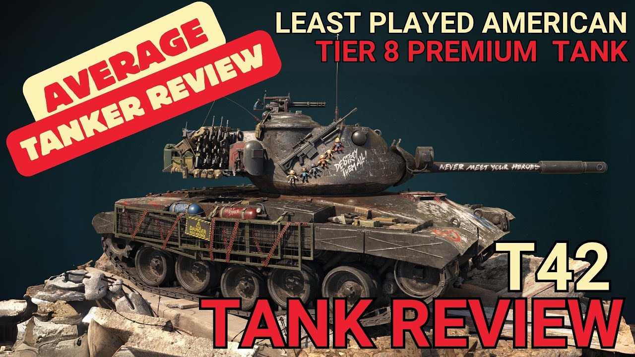 Playing the least played American T8 premium tank | T42 Average Tanker ...