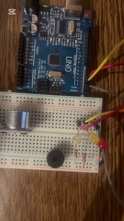 🚗 DIY parking sensor with Hcsr-04+Leds. #arduino #ultrasonicsensor #diyproject #electronics # ...