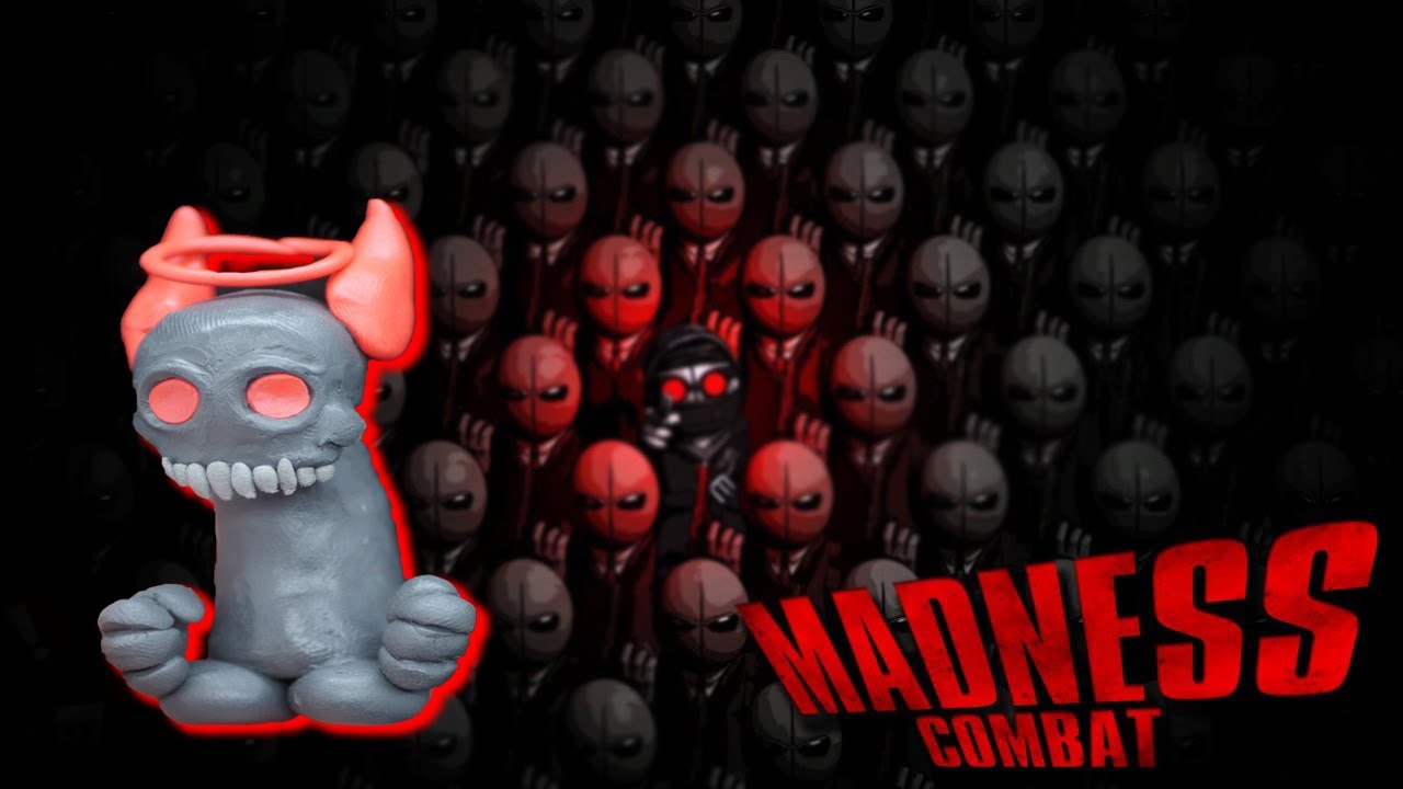 Madness Combat Из Пластилина: Tricky-Skeleton - YouTube
