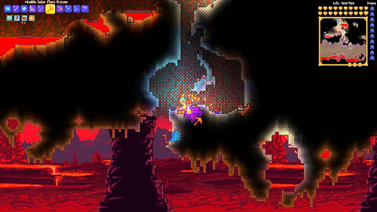 What does Orichalum Ore look like - Terraria - YouTube