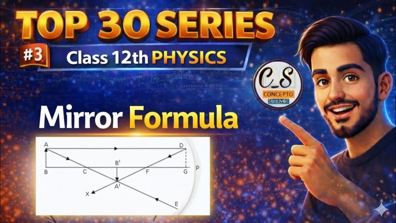 Mirror formula 💥 Light Reflection & Refraction | #physics CBSE/MP - YouTube