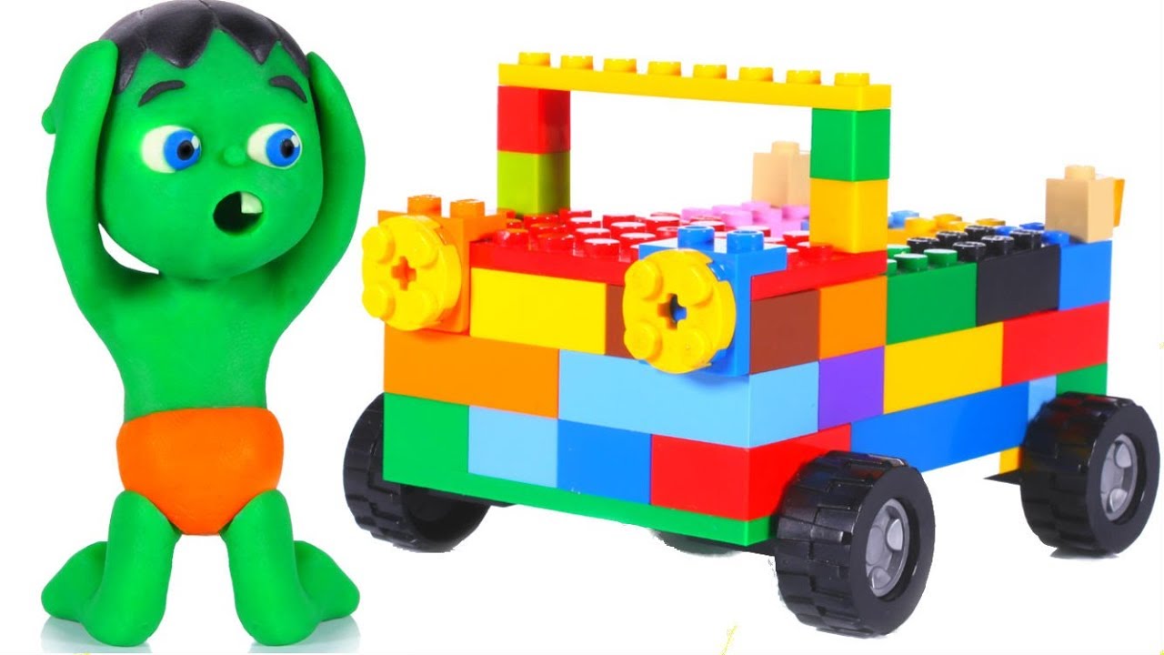 Kids Building A Lego Car Cartoons For Kids - YouTube