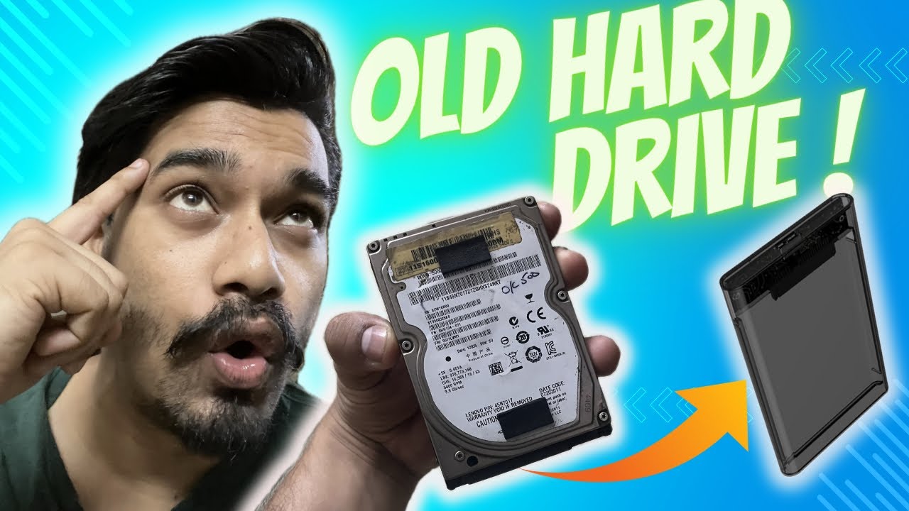 Old hdd to external drive - YouTube