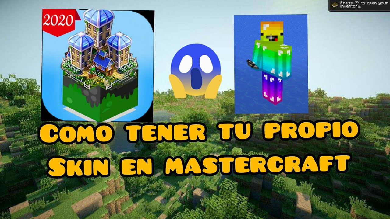COMO TENER TU PROPIO SKIN EN MASTERCRAFT (Facil y rapido) |》TheJoserGG ...