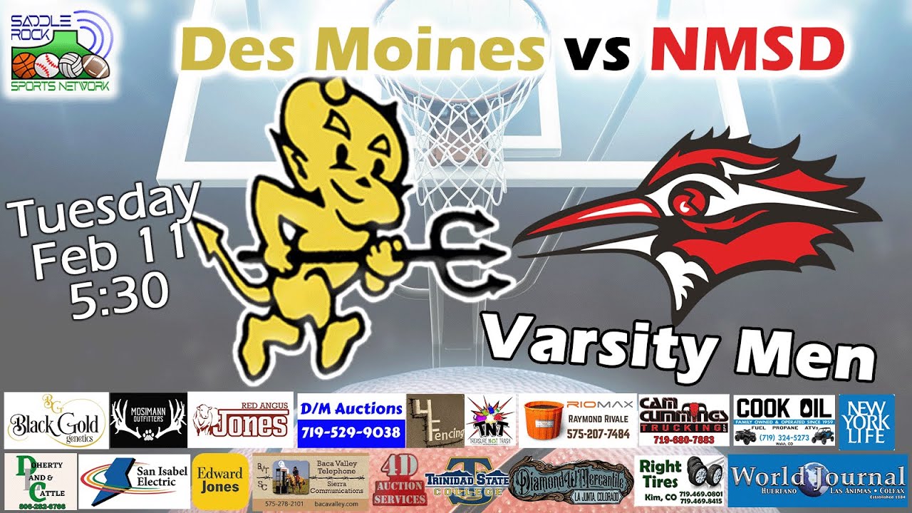Des Moines vs NMSD - Varsity Men - Feb 11, 2025 - YouTube
