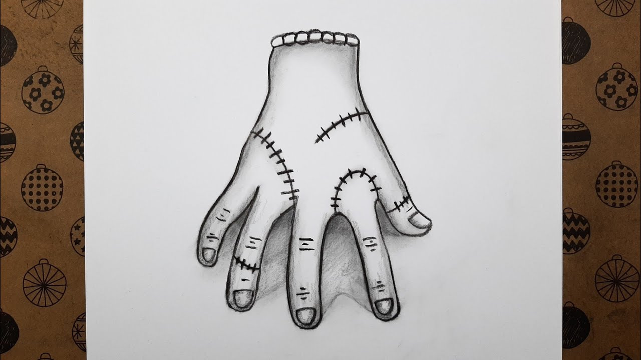 Kolay Wednesday Addams Çizimleri, Wednesday Thing Adım Adım Nasıl ...
