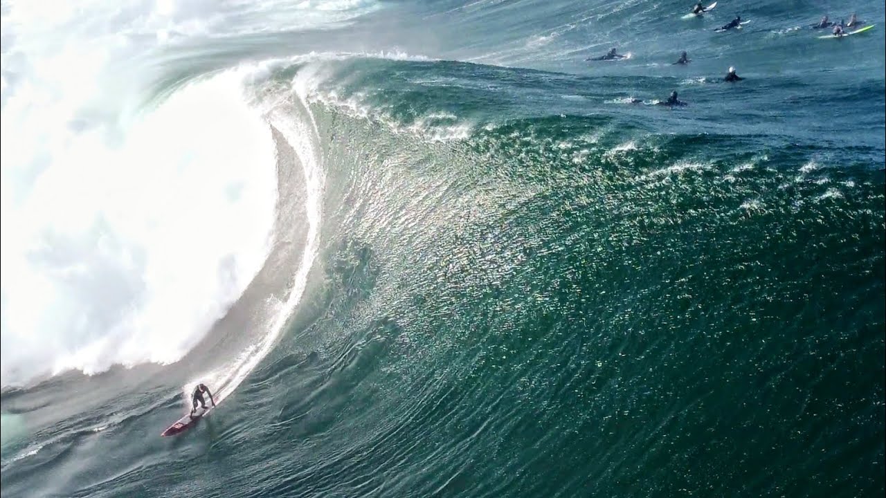 Big wave surfing at Mullaghmore Ireland 🇮🇪 October 2024 🎥 Dji Mini 2 ...