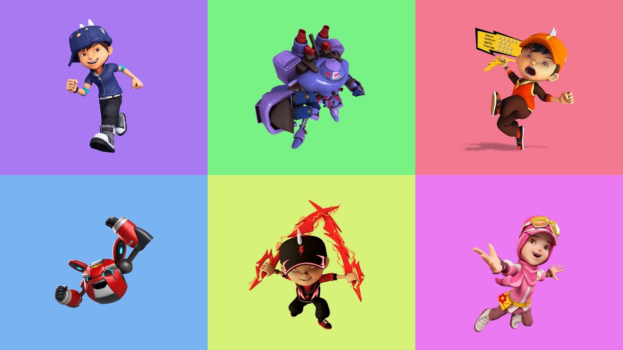 Mari Bermain Bersama Boboiboy! BoBoiBoy Wind, Mega Probe, BoBoiBoy ...
