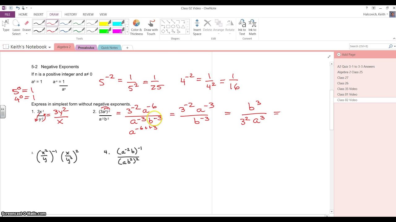 Class 02 Video Youtube 0833