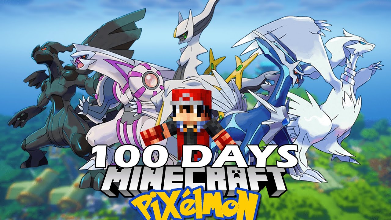 I SPENT 100 DAYS IN MINECRAFT PIXELMON | PART 2 | MINECRAFT | PIXELMON ...