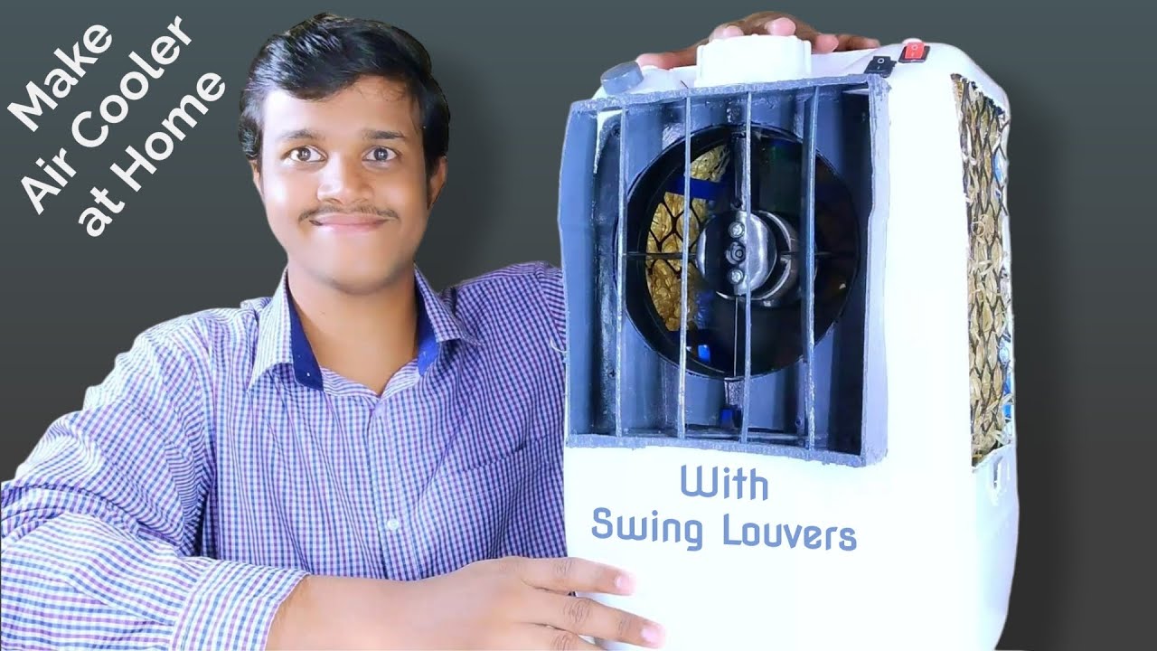 DIY Air Cooler | How to make air cooler at home | Air Cooler Project ...
