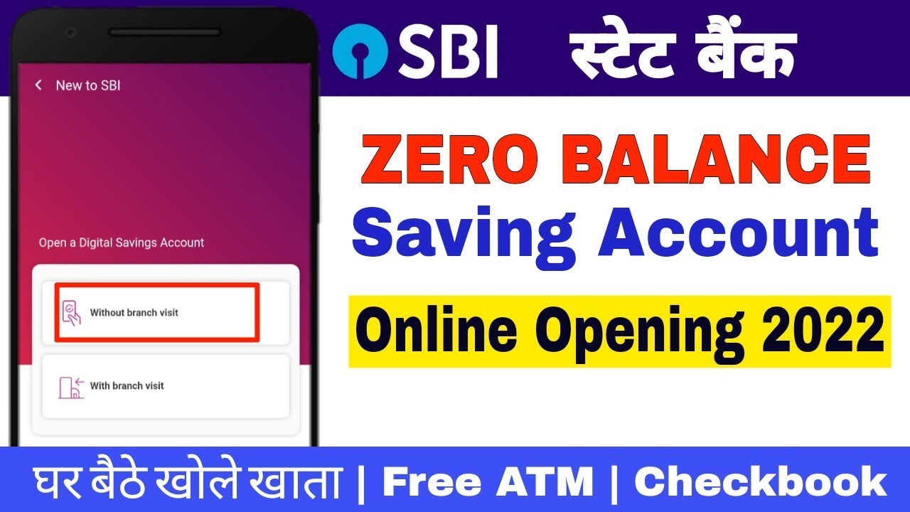 Sbi Online Account Opening 2022 | एसबीआई बचत खाता कैसे खोलें | Sbi ...
