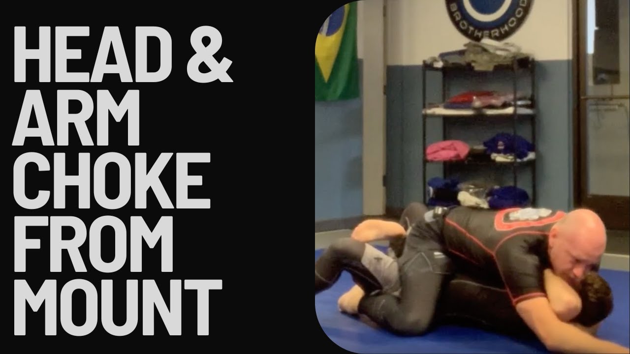 Head & Arm Choke From Mount - YouTube