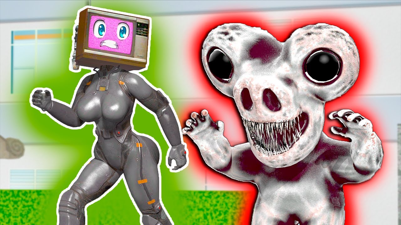TV WOMAN RUNNING FROM MONSTERS ZOONAMALY In Garrys Mod! - YouTube