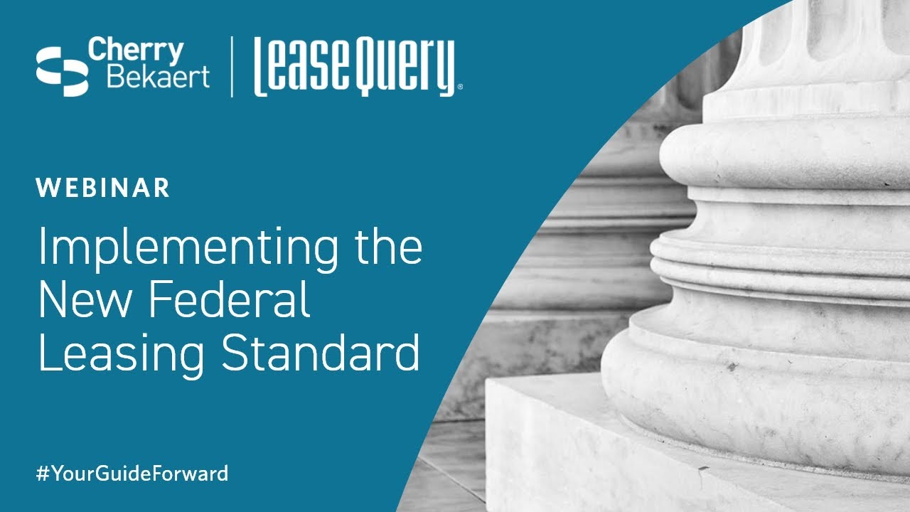 Introduction to the Federal Leasing Standard SFFAS 54 - YouTube