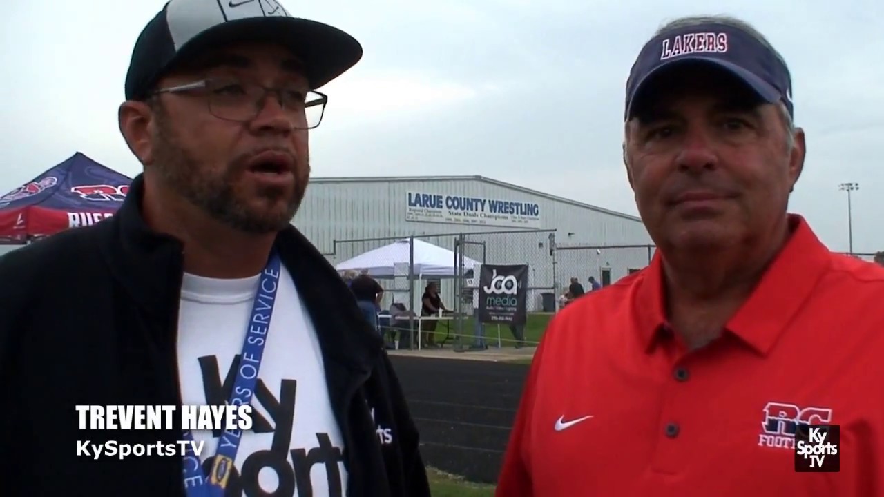 Russell County HS Football Coach Bill Sharp Pregame vs Larue County ...
