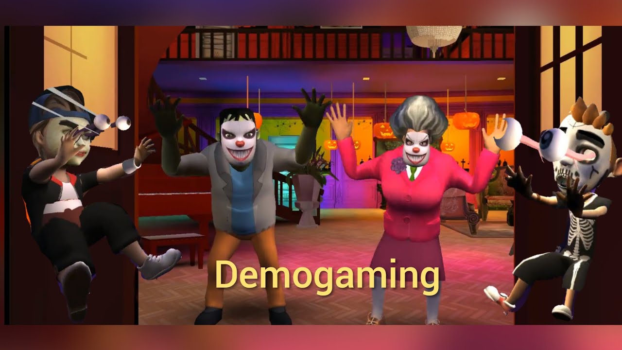 الجار الشرير مقلب الهالوين تحديث جديدScary stranger3D5.5.0NewUpdate ...
