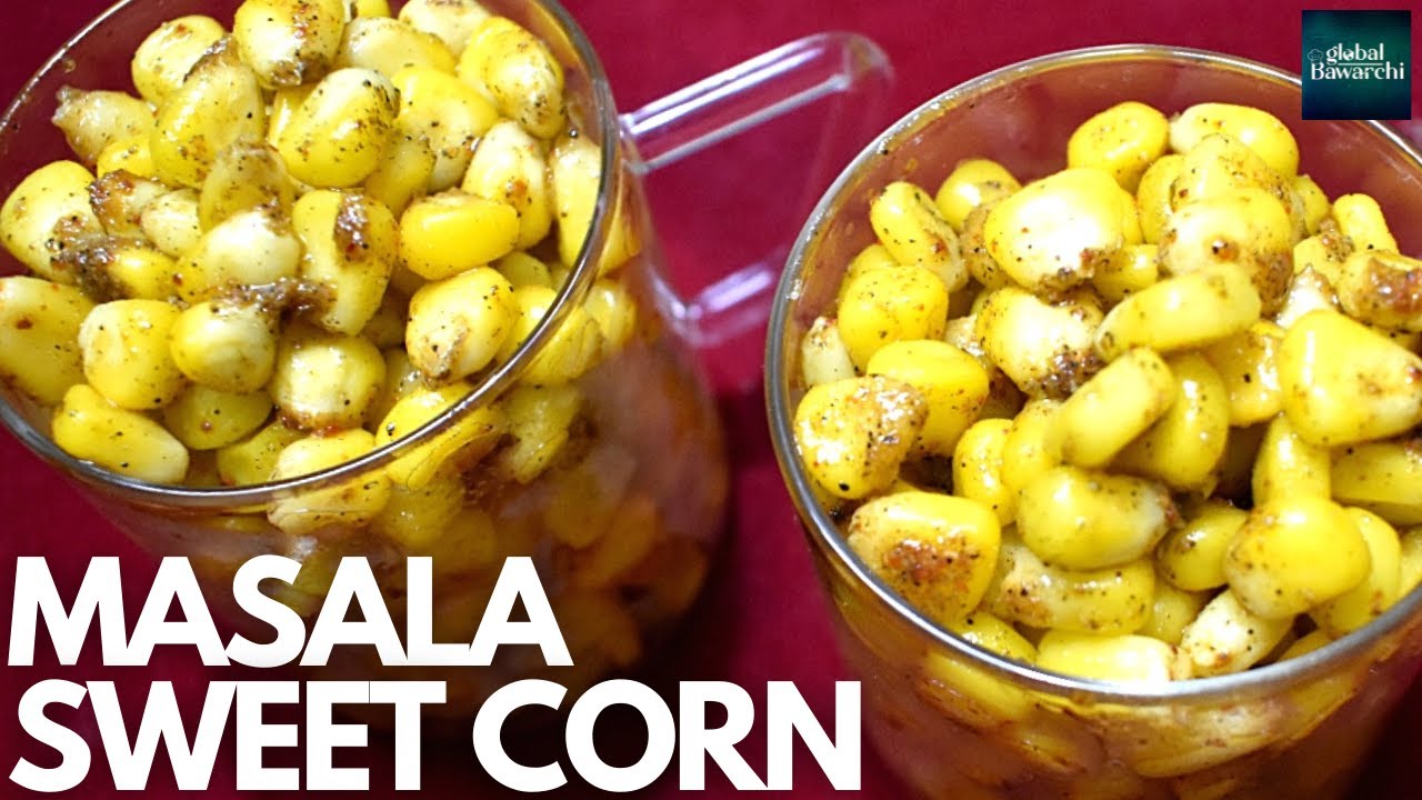 Masala Sweet Corn l Mall style recipe l Healthy Snack l 10 min easy ...