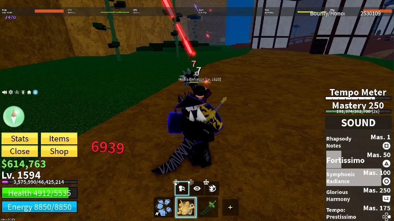 Blox fruits:Sound fruit showcase - YouTube
