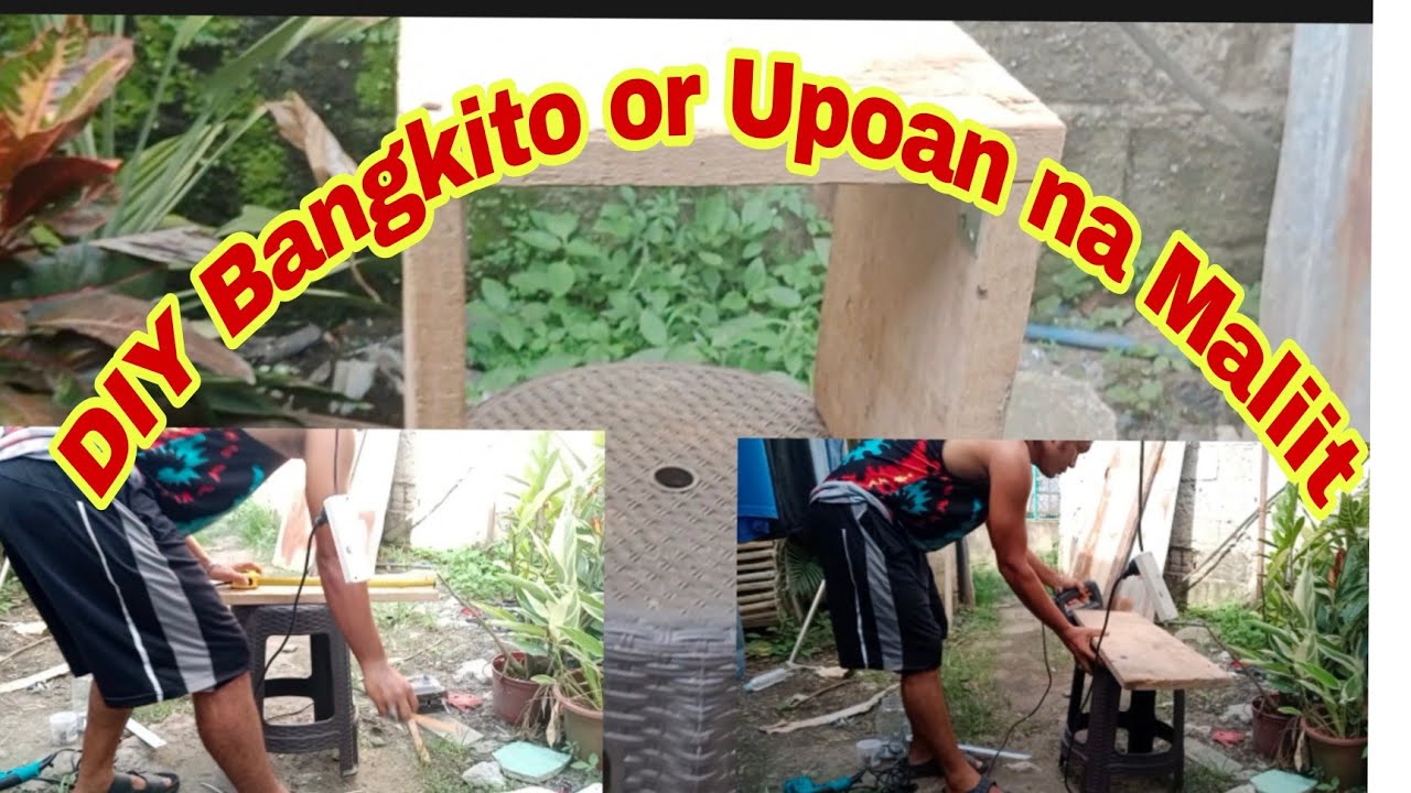 DIY Bangkito or Upoan na Maliit - YouTube