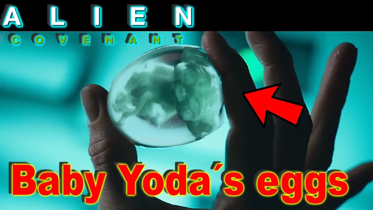 Alien : Covenant - David leaves Baby Yoda s eggs (final edited scene ...