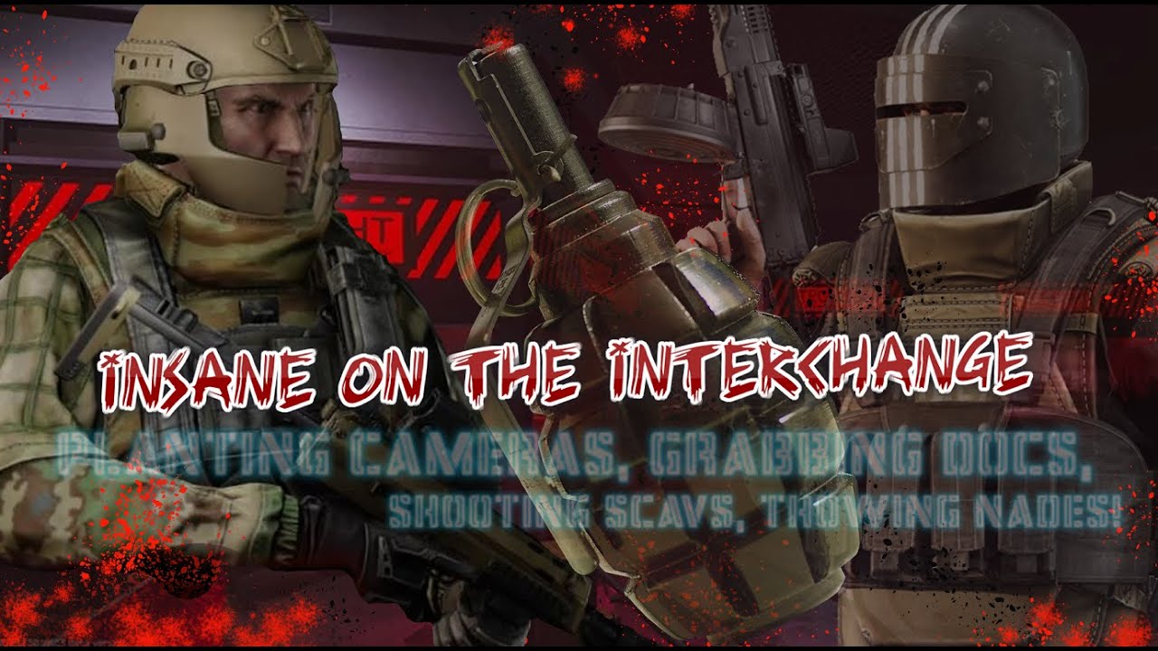 Insane on the Interchange. Protect us Halfpint!! - Tarkov full raid - YouTube