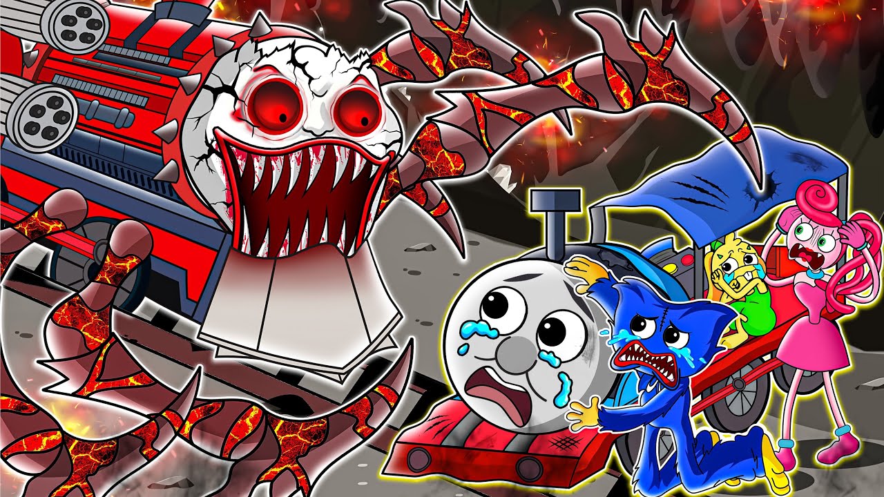 CHOO CHOO CHARLES vs THOMAS & GHOSTBUSTERS EP.1 - Seek Chase l Rainbow ...