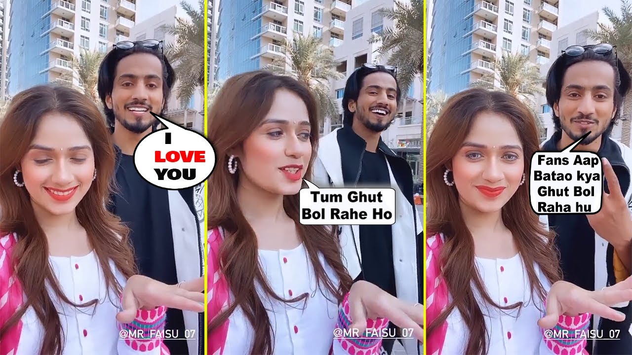 jannat zubair Make Fun Of Mr. Faisu | Faizu &Jannat Shooting New Song ...