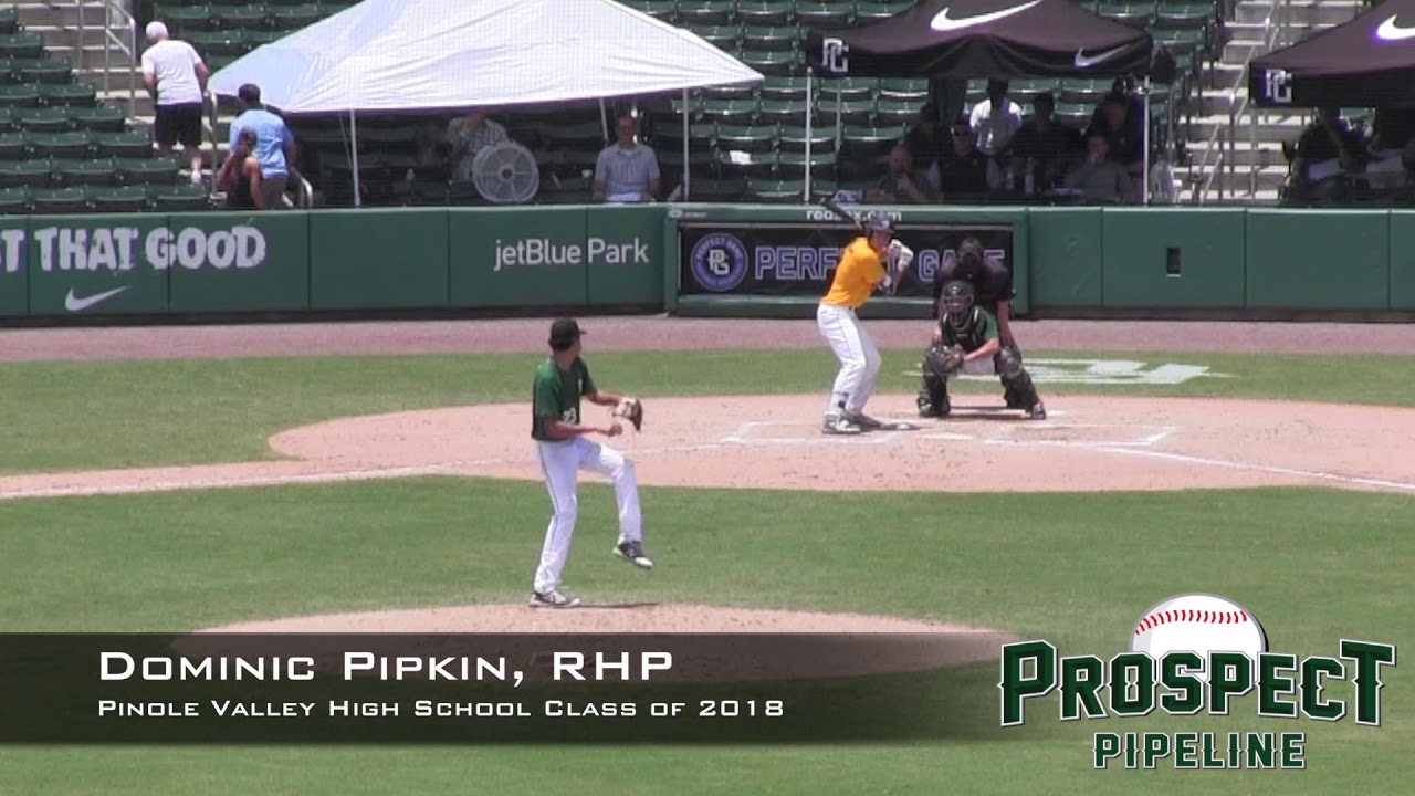 Dominic Pipkin Prospect Video, RHP, Pinole Valley High School Class of ...