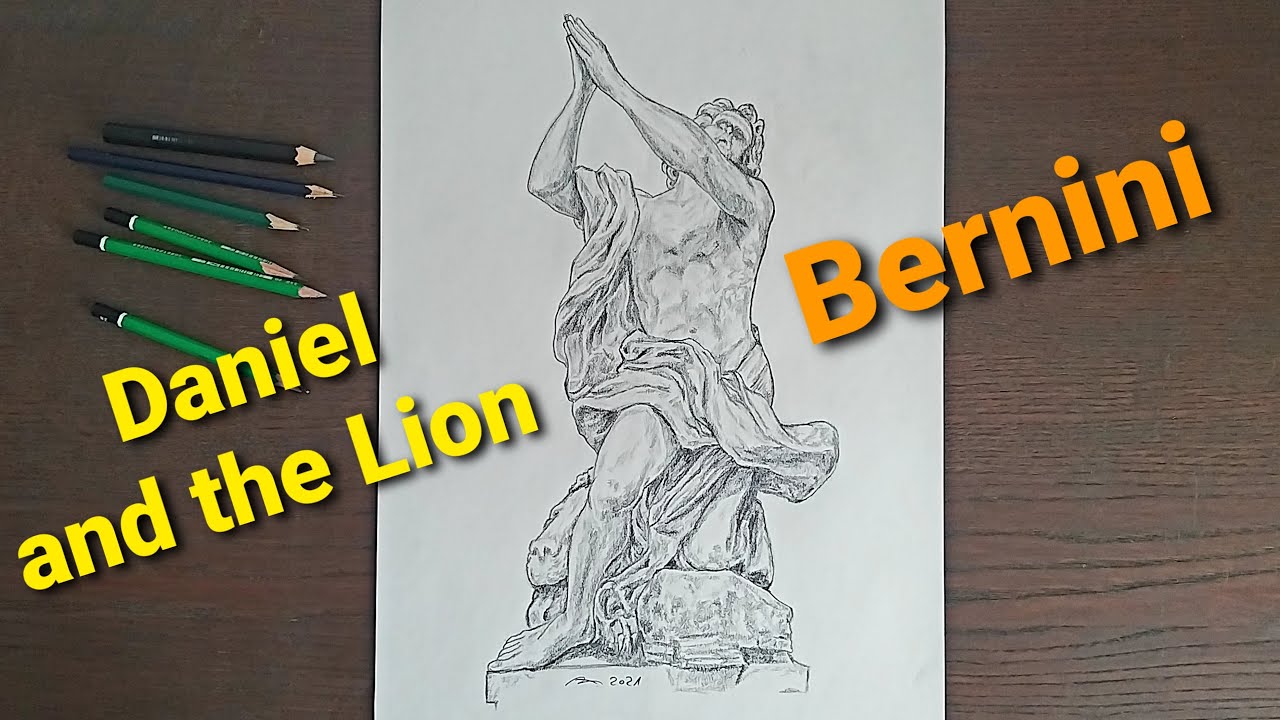 Artisticus 89 | Lorenzo Bernini * Daniel and the Lion (2021) | Drawing ...