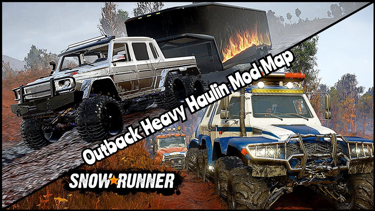 Outback Heavy Haulin - SnowRunner Mod Map Showcase Gp1 - YouTube