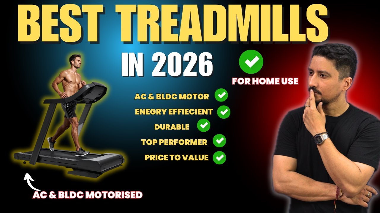 Best AC and BLDC Treadmill In 2026 For Home Use | Treadmills In India ...