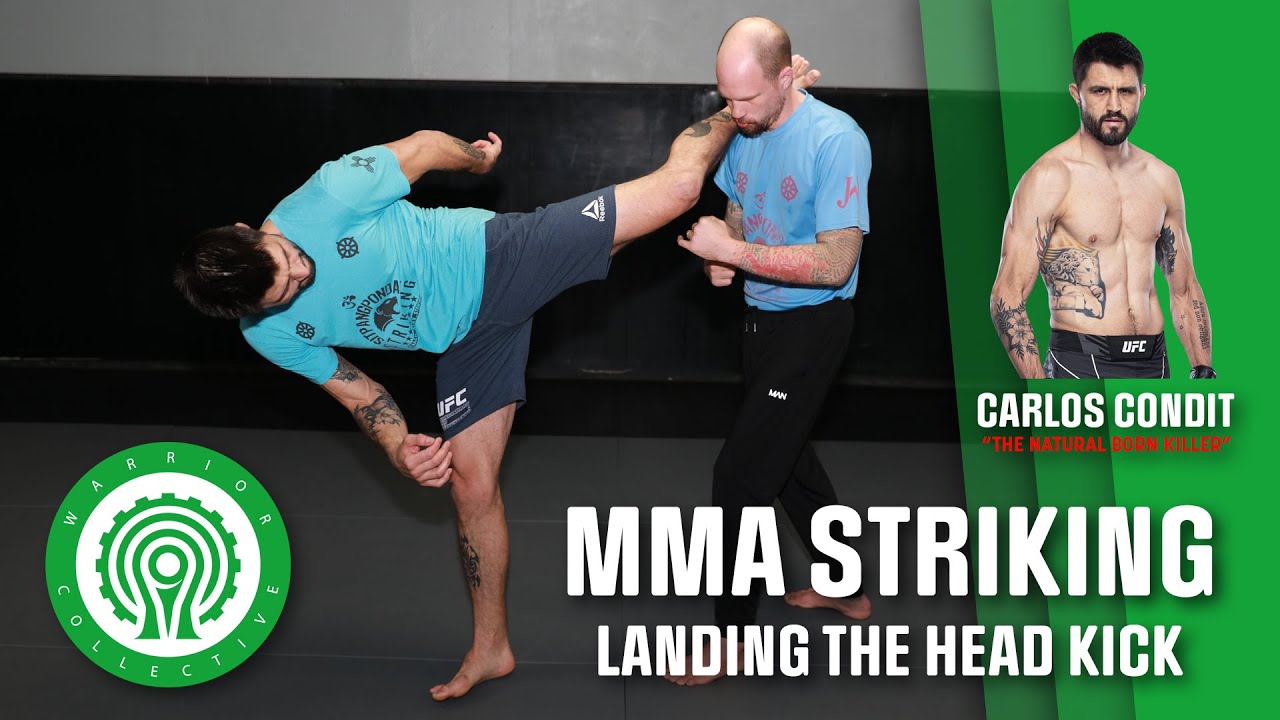 MMA Training - Creating Knockouts using the Left High Kick with Carlos ...