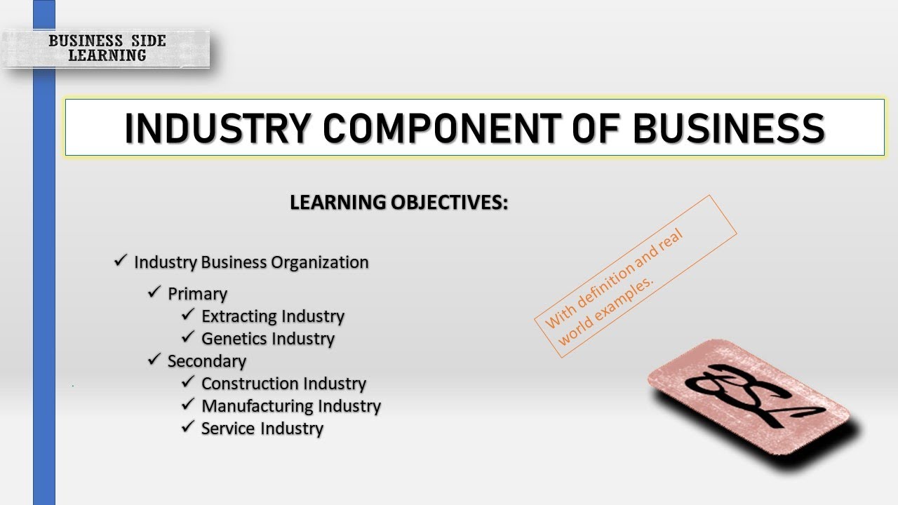 Industry Business | Components of Business | Basics of Business | Video ...